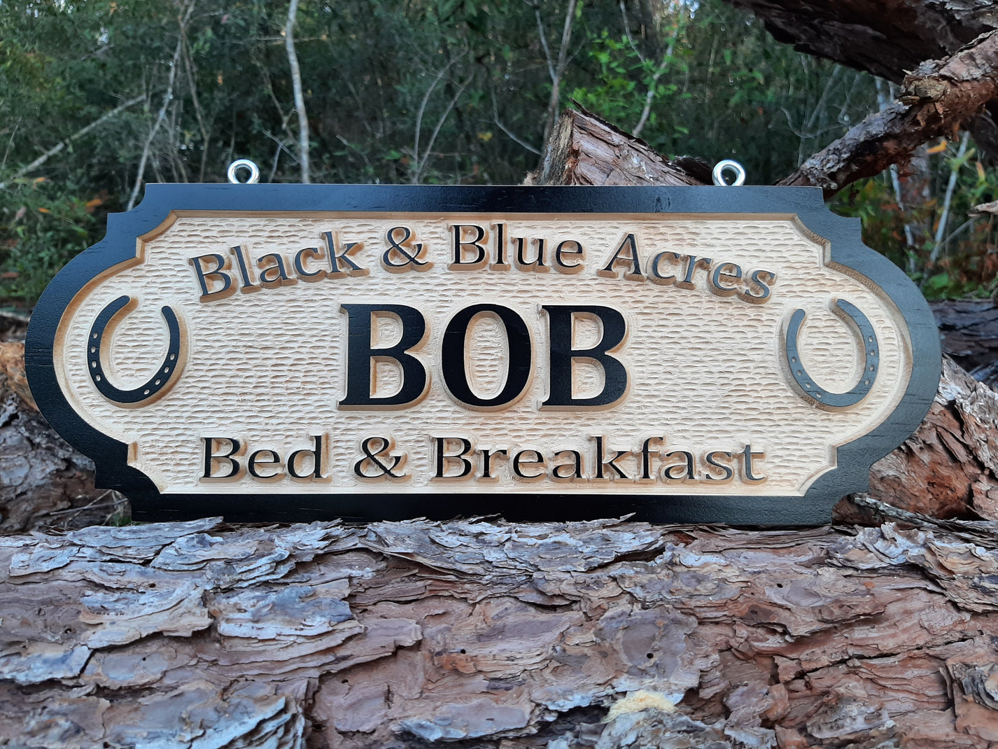 Personalized Horse Stall Sign, Wooden Horse Stall Name Plate